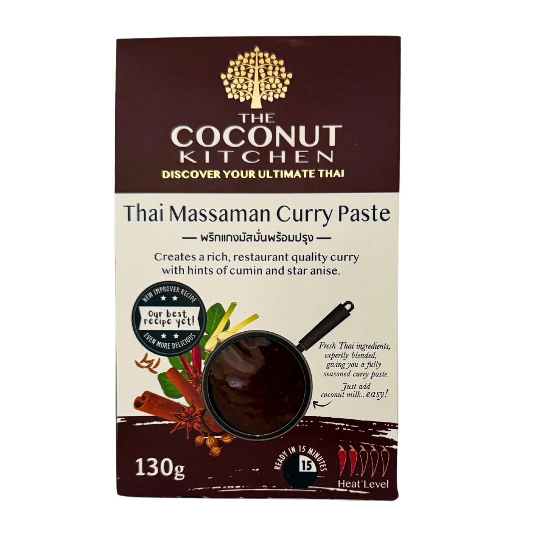 The Coconut Kitchen – Curry Paste Sachet – Easy Thai Massaman – 6x130g ...