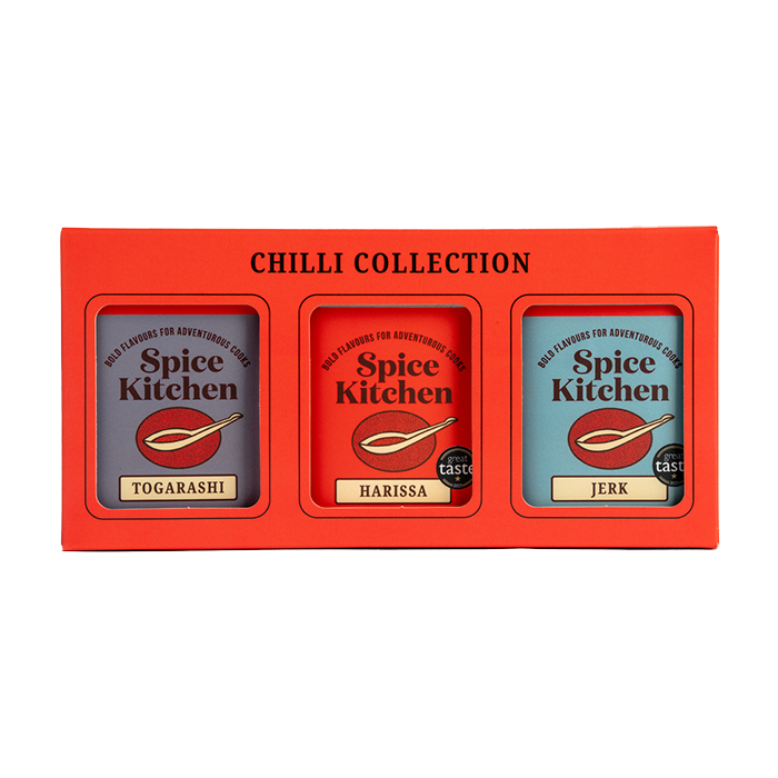 Spice Kitchen – TRIO Chilli Collection – 3x240g - Artisan Food Club