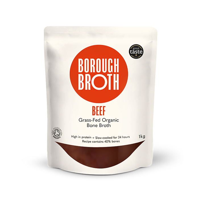 Borough Broth Company – Organic Bone Broth – Grass-Fed Beef – 5x1kg ...