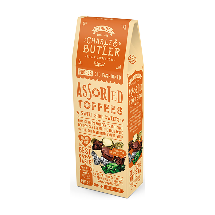 Charles Butler – Assorted Toffees – 6x190g - Artisan Food Club