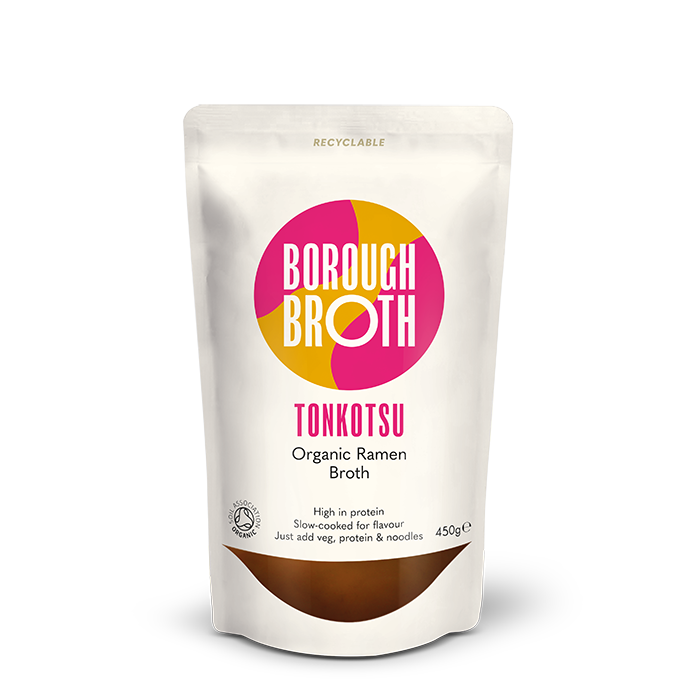 Borough Broth Company – Organic Tonkotsu Ramen Broth – 8x450g - Artisan ...