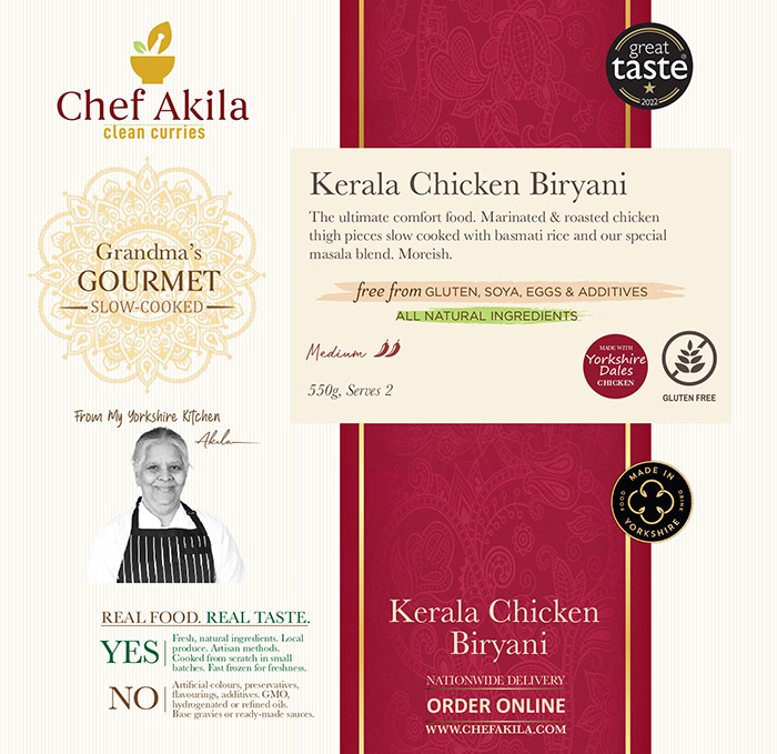 Chef Akila – Frozen – Kerala Chicken Biryani – Chicken Biryani – Heat ...