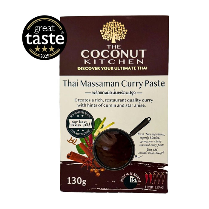 The Coconut Kitchen – Curry Paste Sachet – Easy Thai Massaman – 6x130g ...