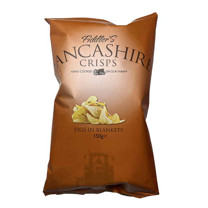 Fiddler’s Lancashire Crisps – Pigs in Blankets – 12x150g - Artisan Food ...