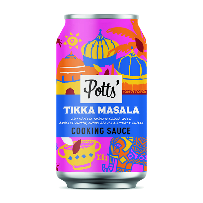 Potts – Cooking Sauce (Can) – Tikka Masala Curry Sauce with Roasted ...