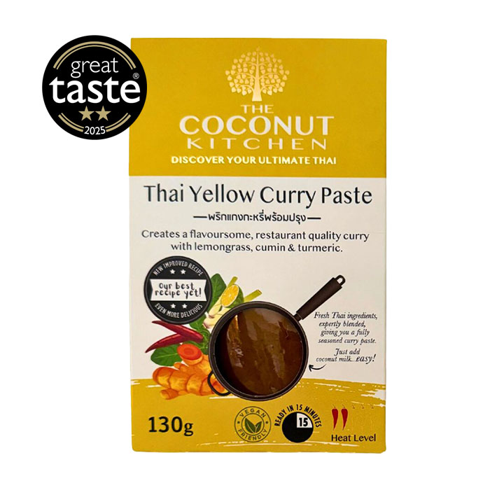 The Coconut Kitchen – Curry Paste Sachet – Easy Thai Yellow – 6x130g ...