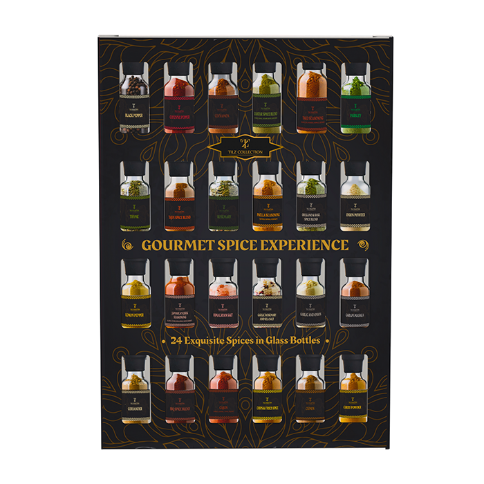 Tilz Collection – Spice Gift Set – 24x25ml Glass Bottles – 8x480g ...