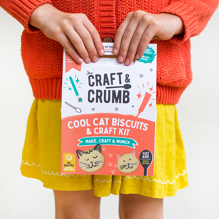 Craft & Crumb – Cool Cats Bake and Craft Kit x 6 - Artisan Food Club