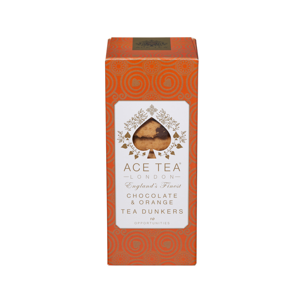 Ace Tea – Dunkers – Chocolate Orange – 12x150g - Artisan Food Club