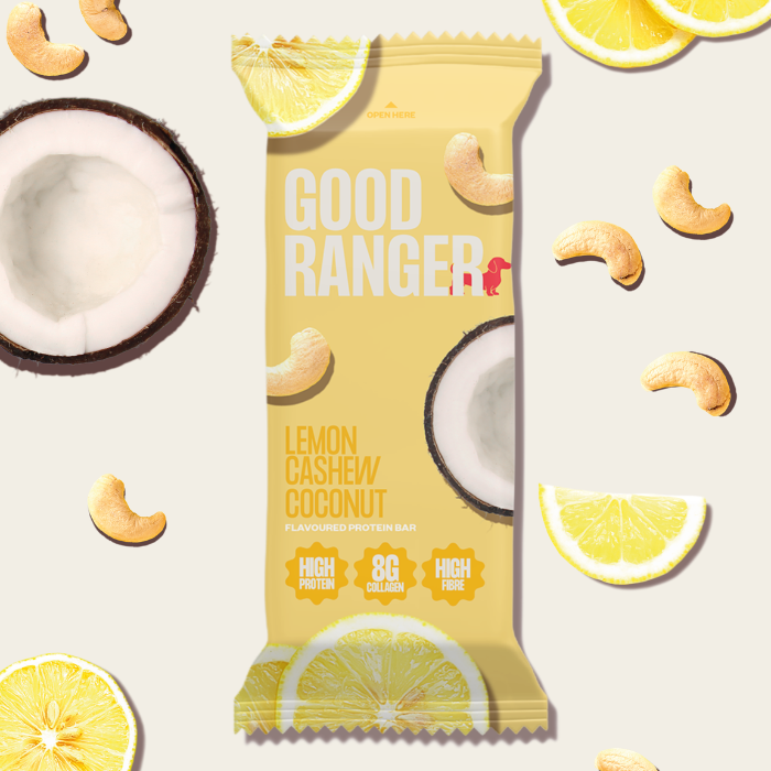 Good Ranger – High Protein Collagen Bars – Lemon – 12x50g - Artisan ...