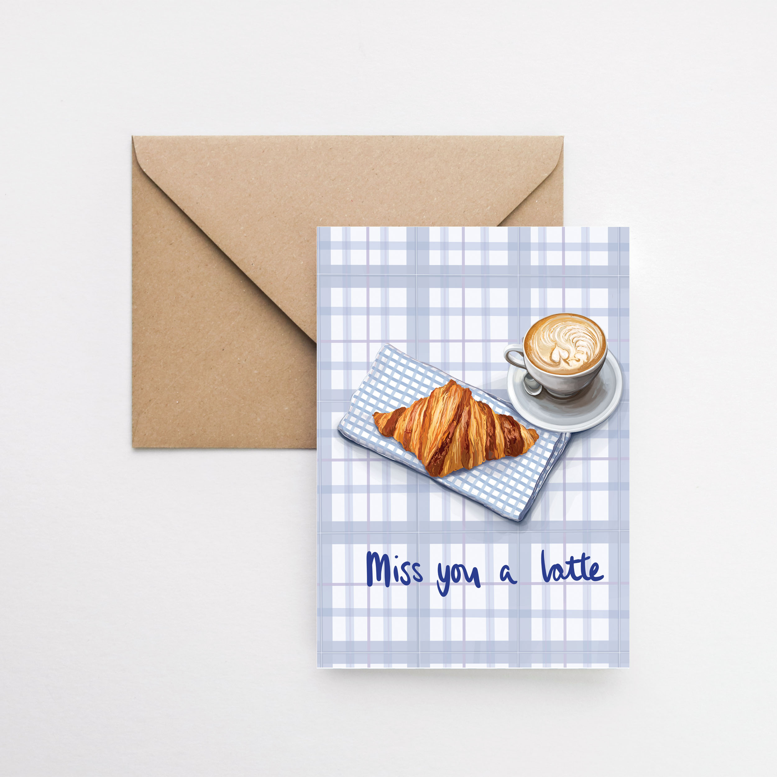 Katie Tinkler Illustrations – Miss You a Latte x6 - Artisan Food Club