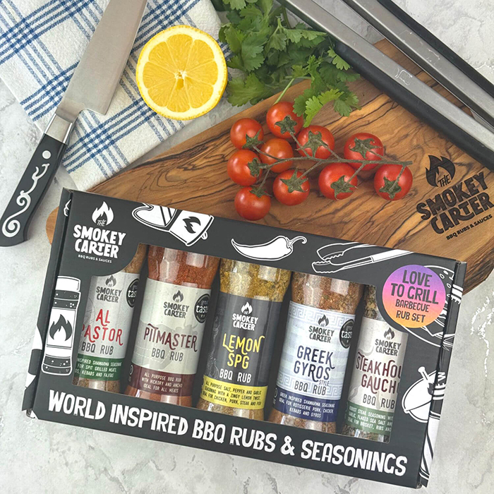 The Smokey Carter – Love to Grill BBQ Rub Gift Set – 2 Sets – (5x100g ...