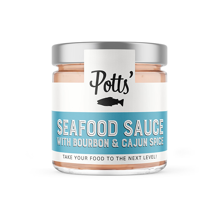 Potts – Condiment – Seafood Sauce – Bourbon & Cajun – 6x180g - Artisan ...
