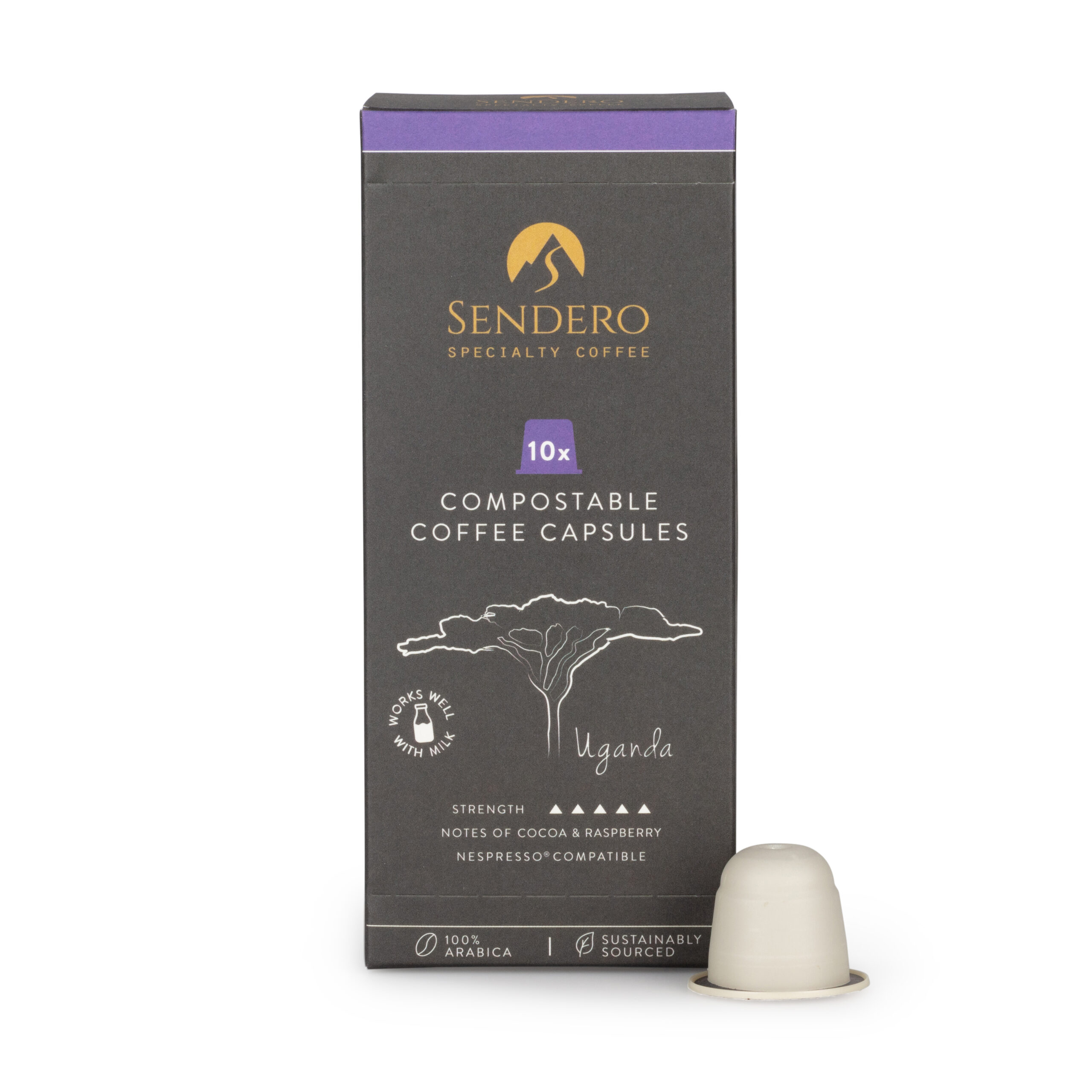 Sendero Specialty Coffee – Capsules – Uganda – 10x97g - Artisan Food Club