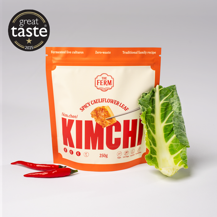 The Ferm – Spicy Cauliflower Leaf Kimchi – 6x250g - Artisan Food Club
